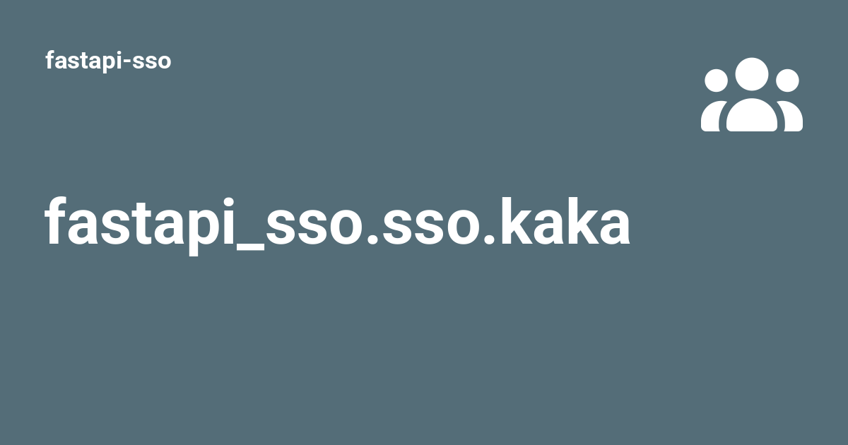 fastapi_sso.sso.kakao - fastapi-sso